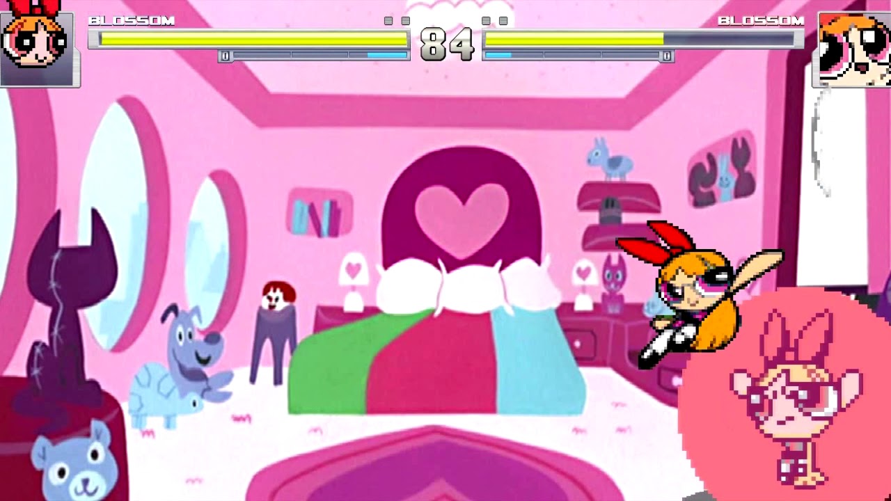 MUGEN blossom 8 bit VS blossom 2016 - YouTube