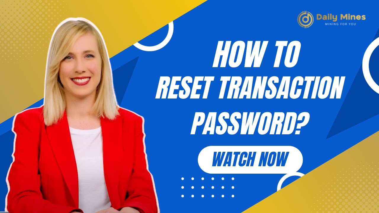 How To Reset Transaction Password? - YouTube