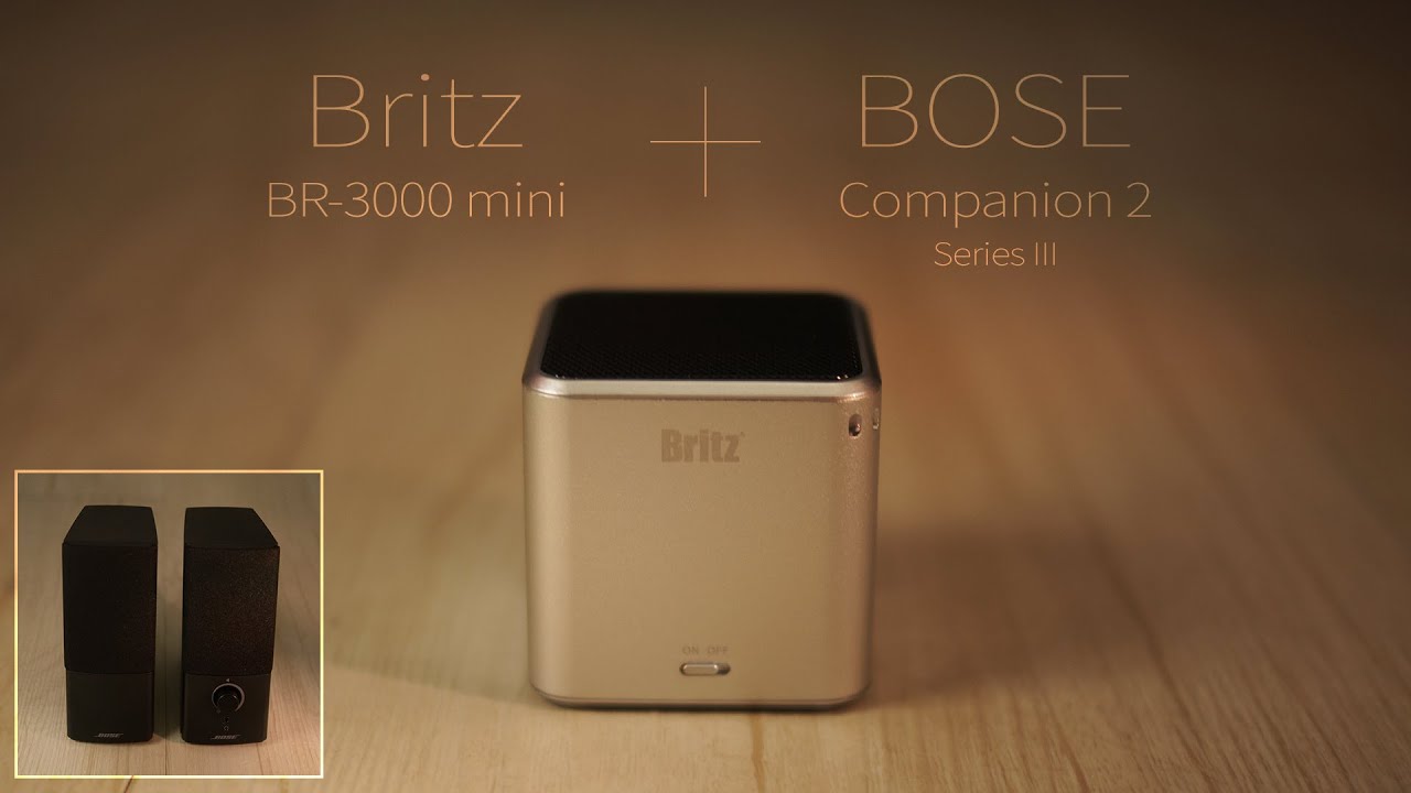 Britz BR-3000 mini (Receiver) - Bluetooth Speaker - YouTube