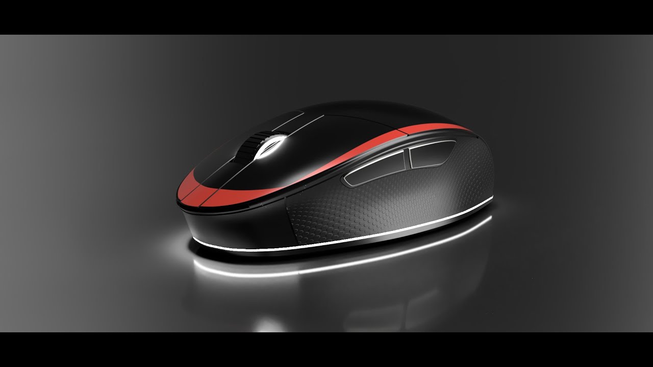 Fusion 360 - gaming mouse speedrun (Timeline) - YouTube