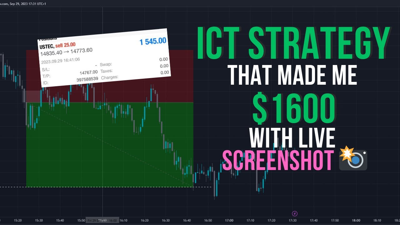 ICT SILVER BULLET strategy that MADE ME $1600 🤯 - YouTube