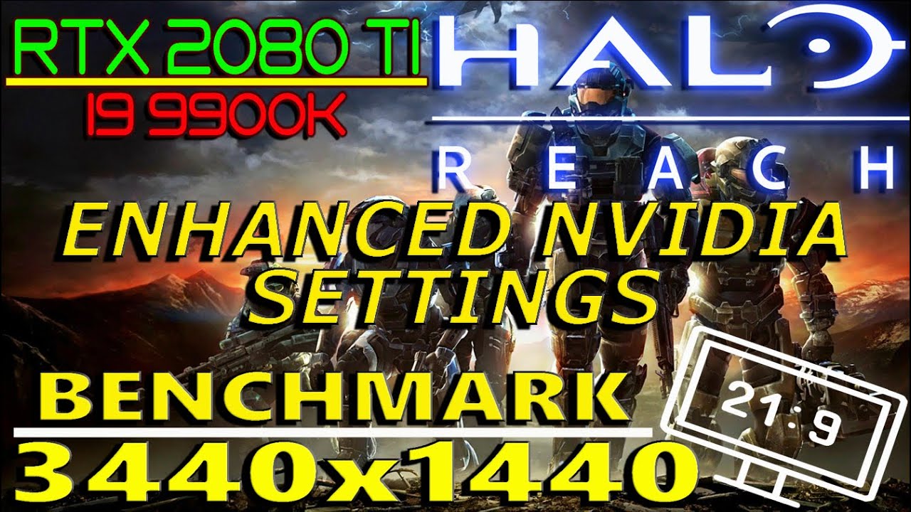 Halo Reach | PC Benchmark | Nvidia Sharpening | Enhanced Anti Aliasing ...