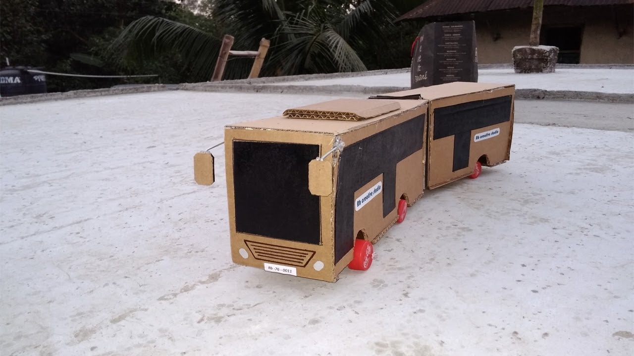 How to make a big luxury bus | DIY RC luxury bus - YouTube