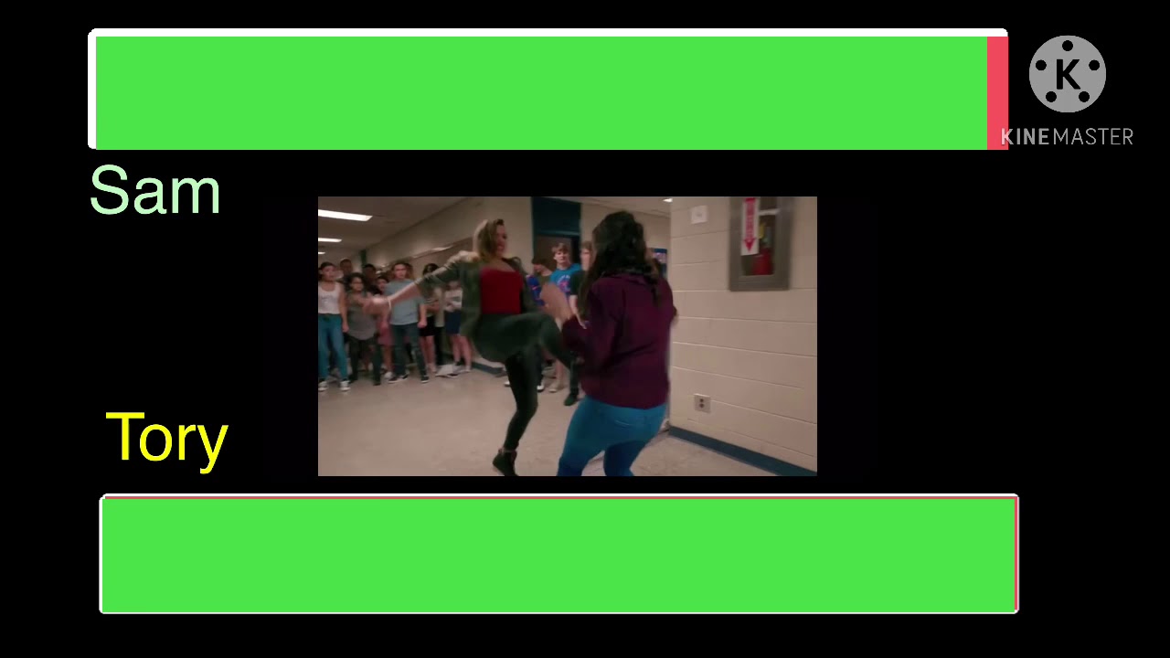 1k views on a video special[sam vs tory with healthbars/cobra kai ...