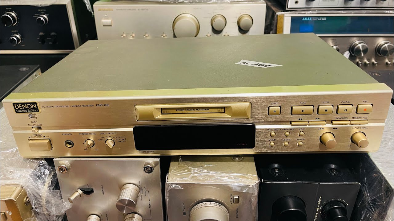 Đầu Giải mã DAC DENON DMD 800 vàng Gold chuyên dùng chơi nhạc mạng_(Giá ...