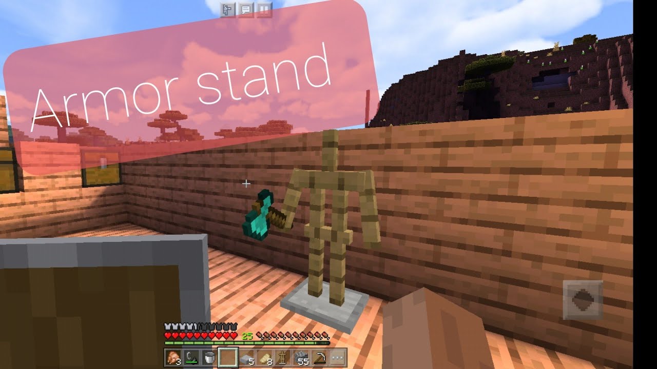 How to make Armor stand Quick and easy|MINECRAFT - YouTube