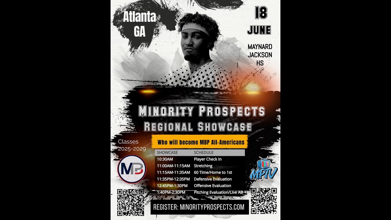 MPTV Live - Minority Baseball Prospects Regional Showcase | 6-18-24 ...