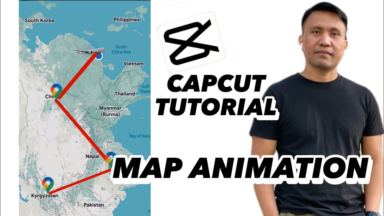 Map Animation Edit Using CAPCUT App | CAPCUT Edit Tutorial - YouTube