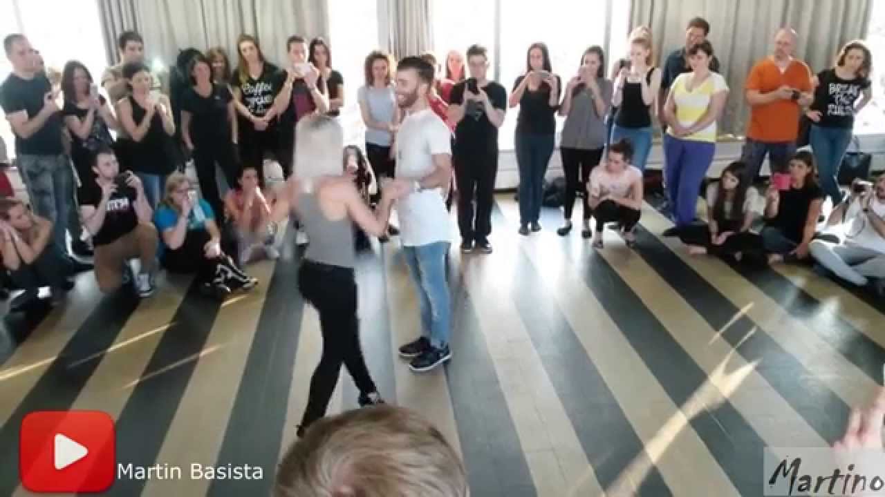 Sara Lopez y Reda kizomba dance video advanced @ BSDF 2015 - YouTube