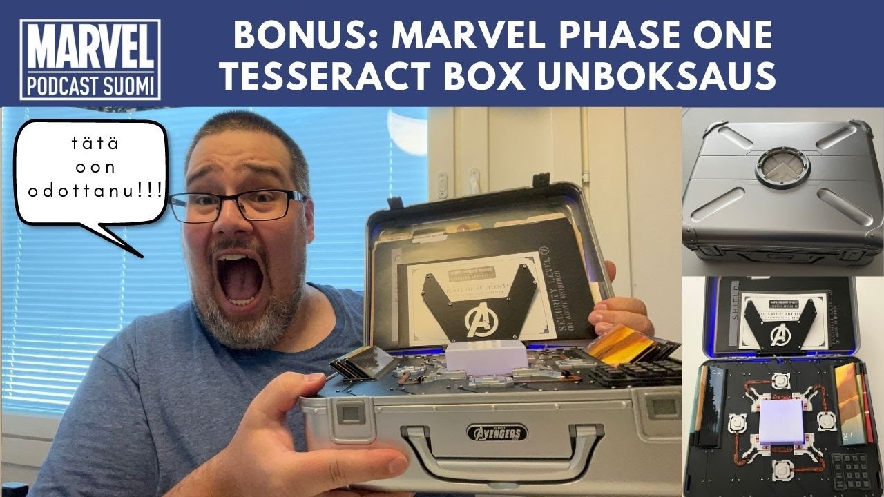 Bonus: Marvel Phase One Tesseract Box unboksaus - YouTube