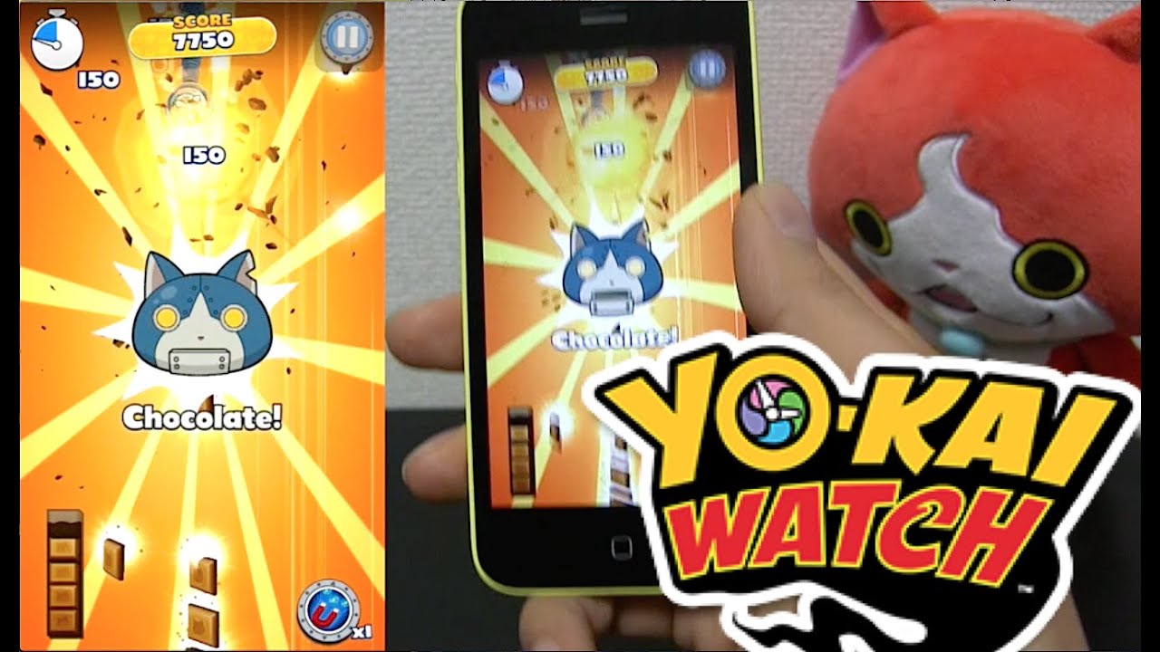 USA版アプリ「Y0-KAI LAND」Robo Chocoプレイ！ Yo-kai Watch - YouTube