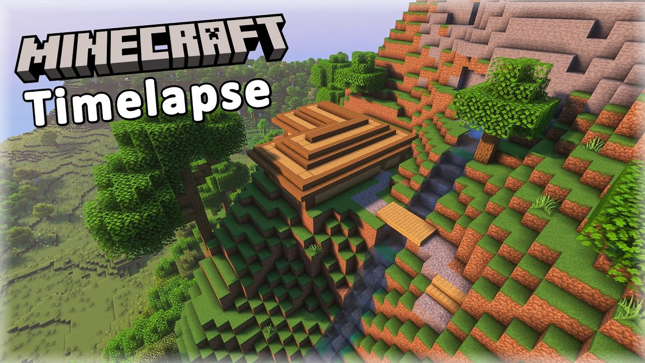 Cozy Hut on the Side of a Mountain - Minecraft Building Timelapse - YouTube