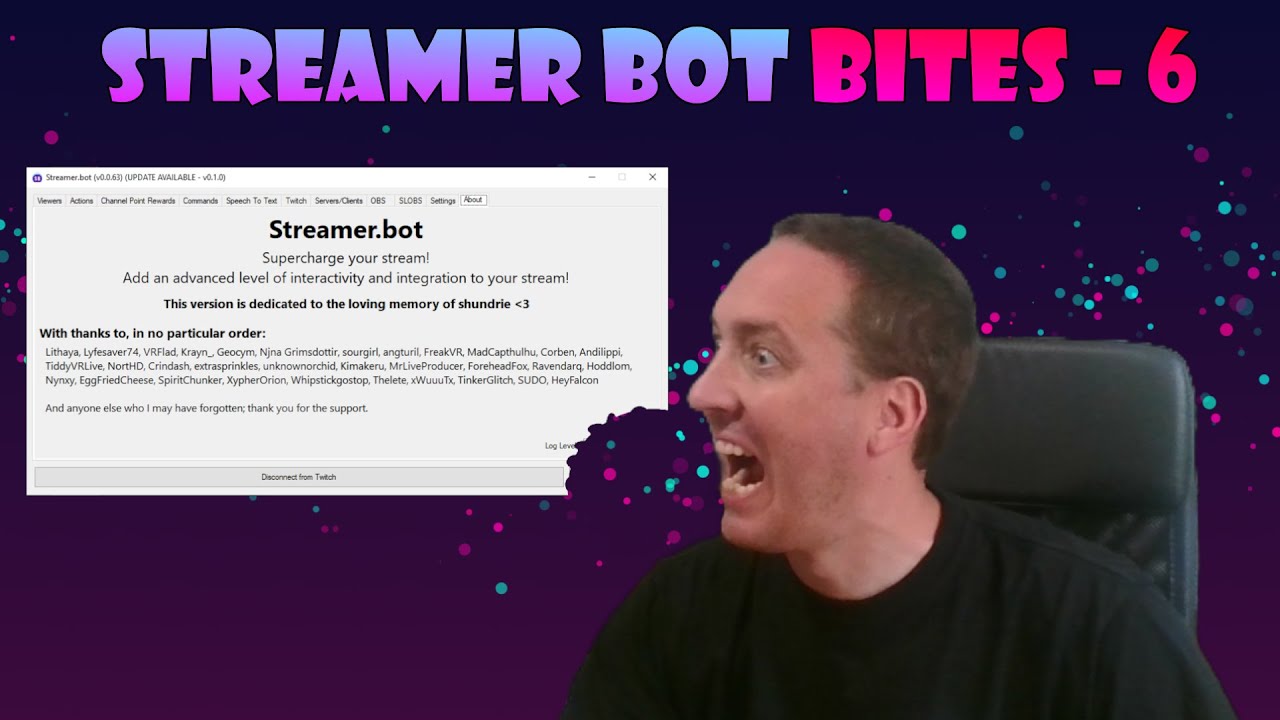 Automated welcome and shout outs, customised shout outs. Streamer bot ...