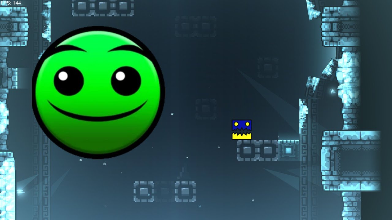 Cold level! Glace by meeloz | Geometry Dash 2.204 - YouTube