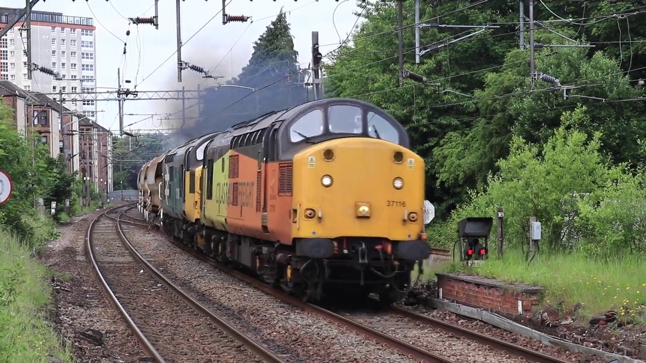 37116 & 37025 Inverness Tmd at Dalmuir - YouTube