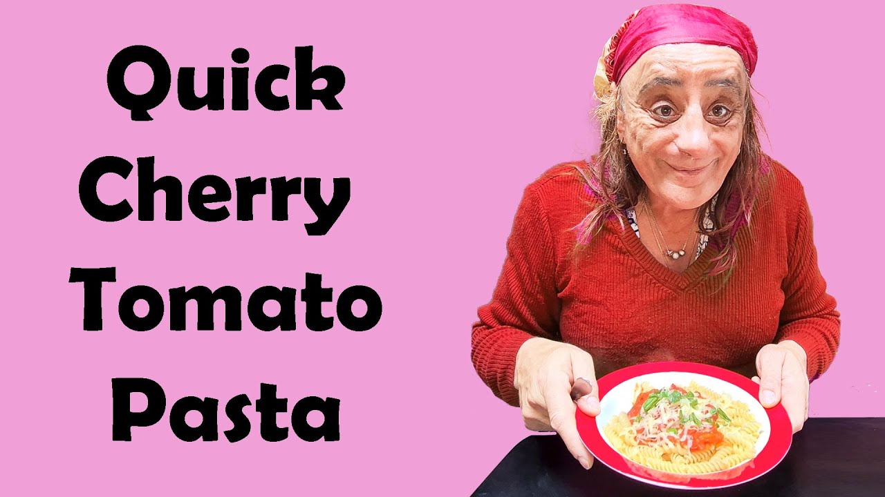 How to Make Fresh Cherry Tomato & Bazil Pasta Sauce - YouTube