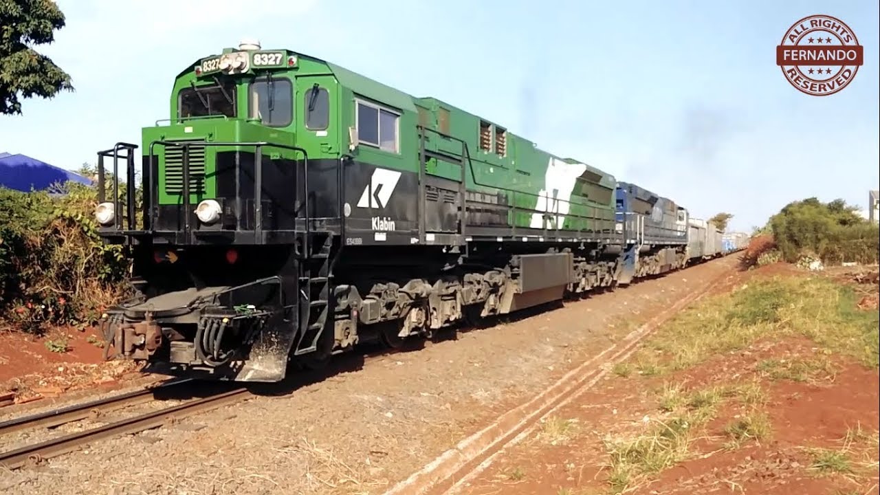 |HD 60p| Trem com GE ES43BBi KLABIN/RUMO Sarandi/PR - YouTube
