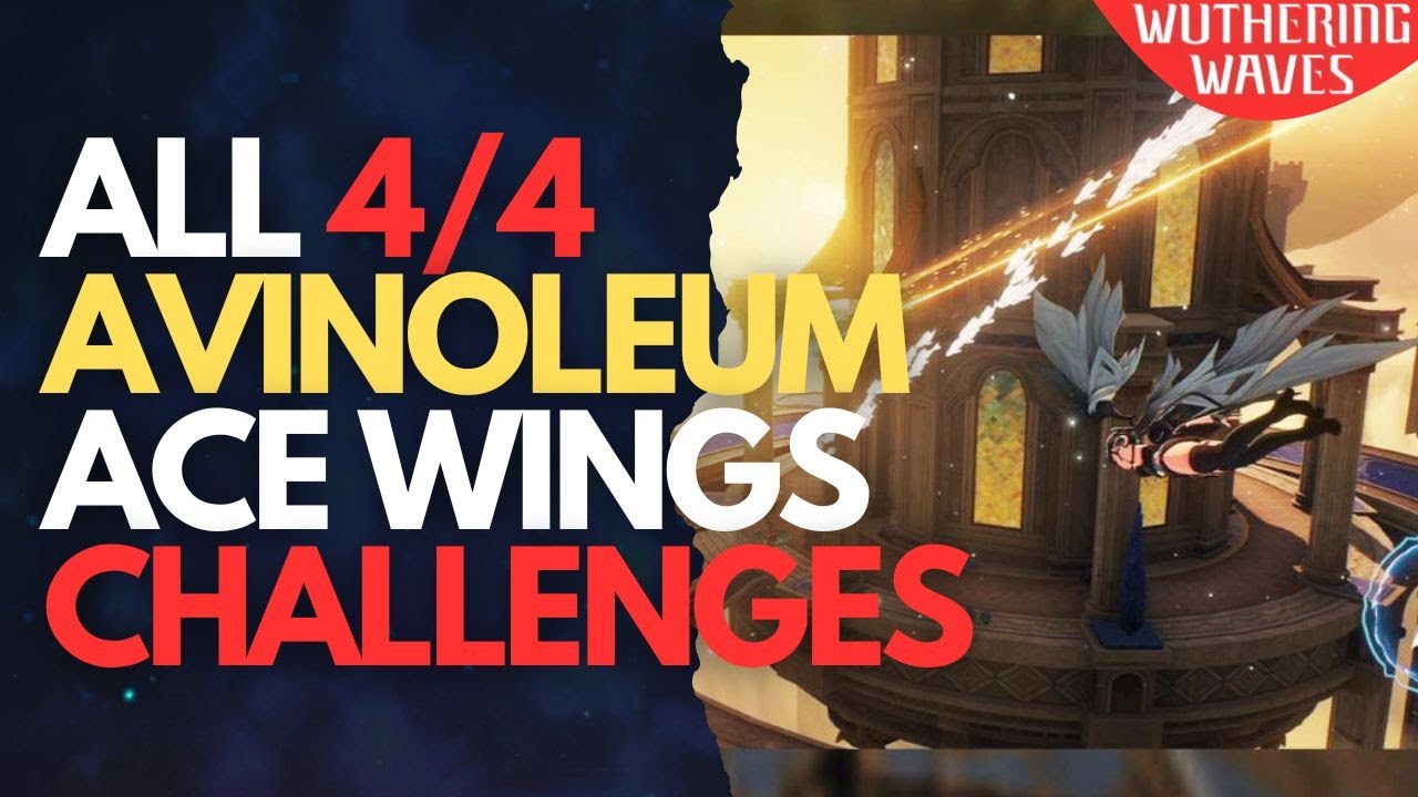 All Avinoleum Ace Wings Challenges Wuthering Waves - YouTube