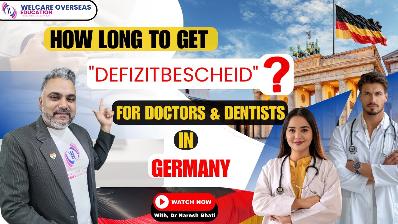How Long to Get Defizitbescheid Medical Medicine Doctors Nurses Post ...