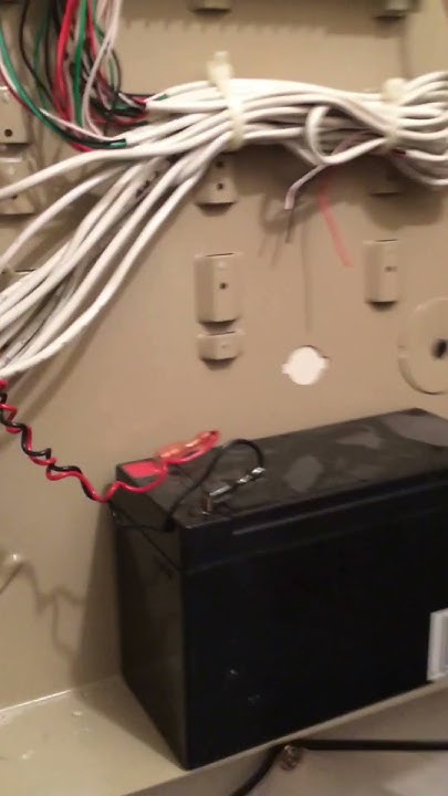 Easy to enter program mode on Ademco vista panel - YouTube