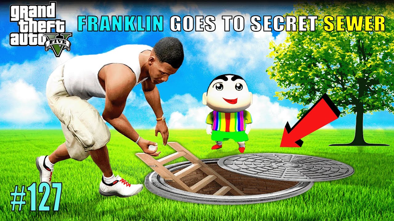 GTA 5 - Franklin Goes Inside the Secret Sewer | GAMEPLAY - YouTube