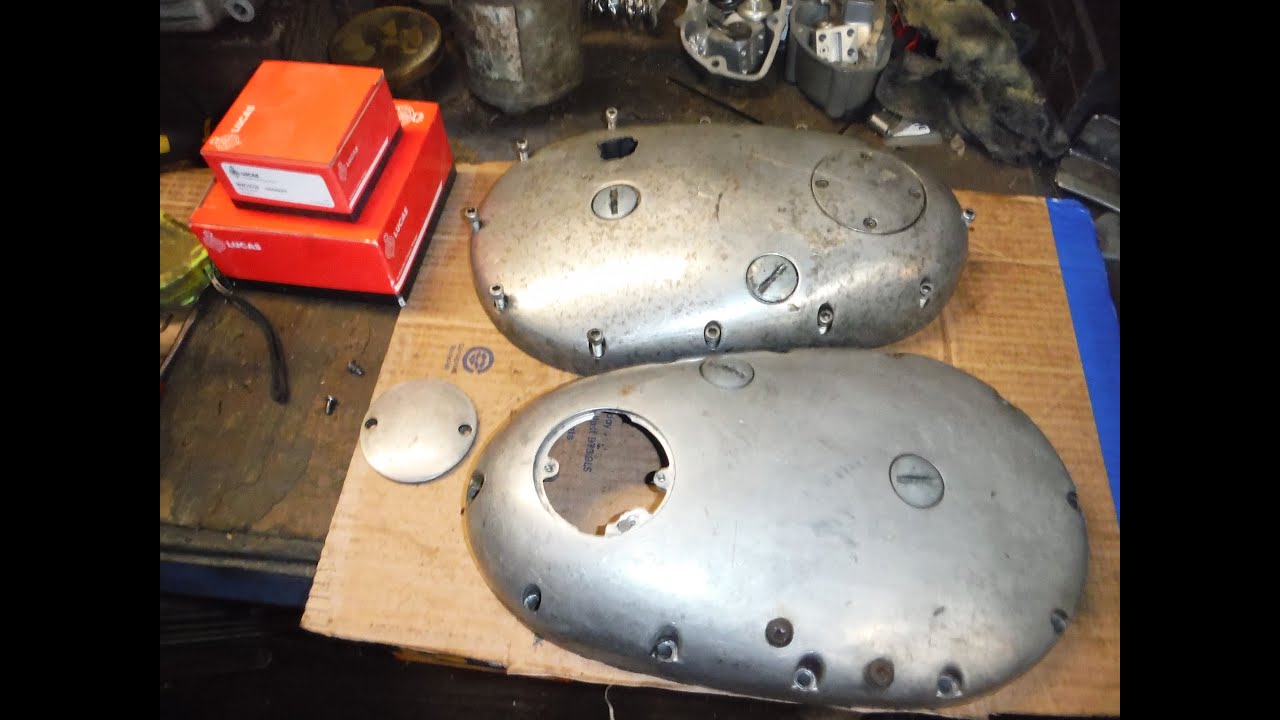 BSA A65 Spitfire engine overhaul 14 Replacement primary cover woes ...