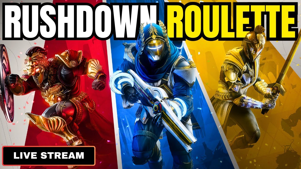 🔴DESTINY 2 - RUSHDOWN ROULETTE AND PVE FARMS! - YouTube