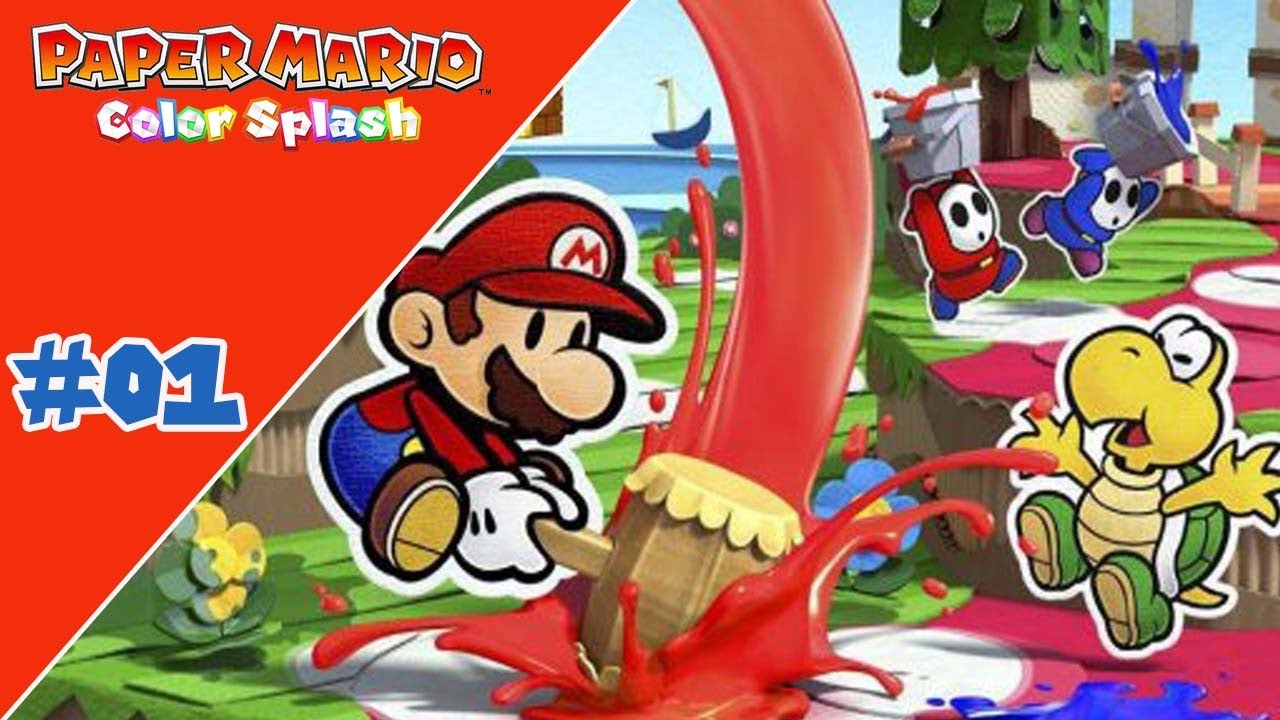 Paper Mario Color Splash #1 | LongPlay - YouTube