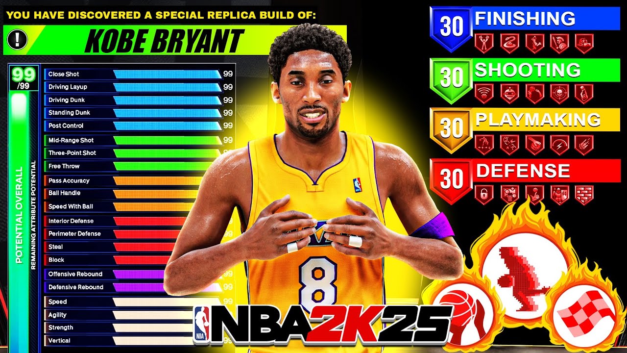 THE BEST 6'6 KOBE BRYANT BUILD is GAME BREAKING on NBA 2K25! *INSANE ...