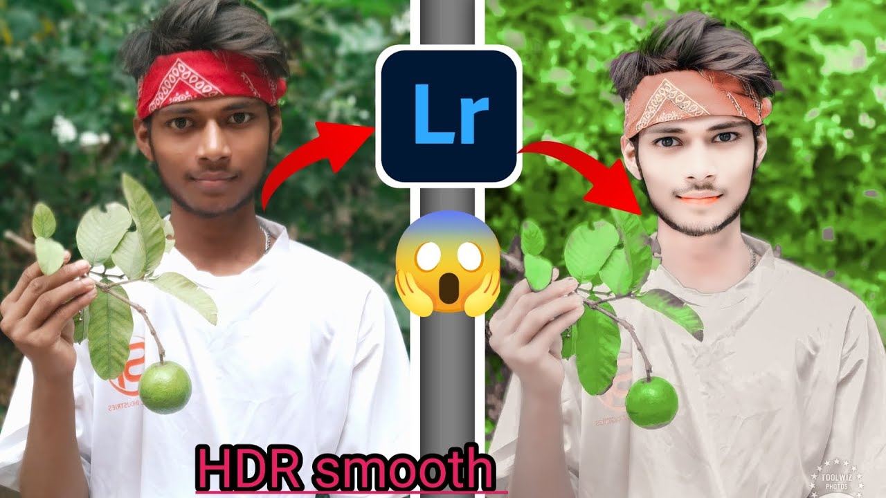 HDR Face Smooth photo editing || Lightroom photo editing|| HDR face ...