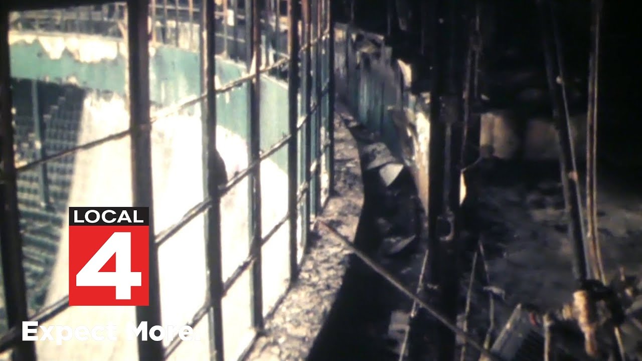 From the Vault: Fire sweeps through press box at Tiger Stadium in 1977 ...