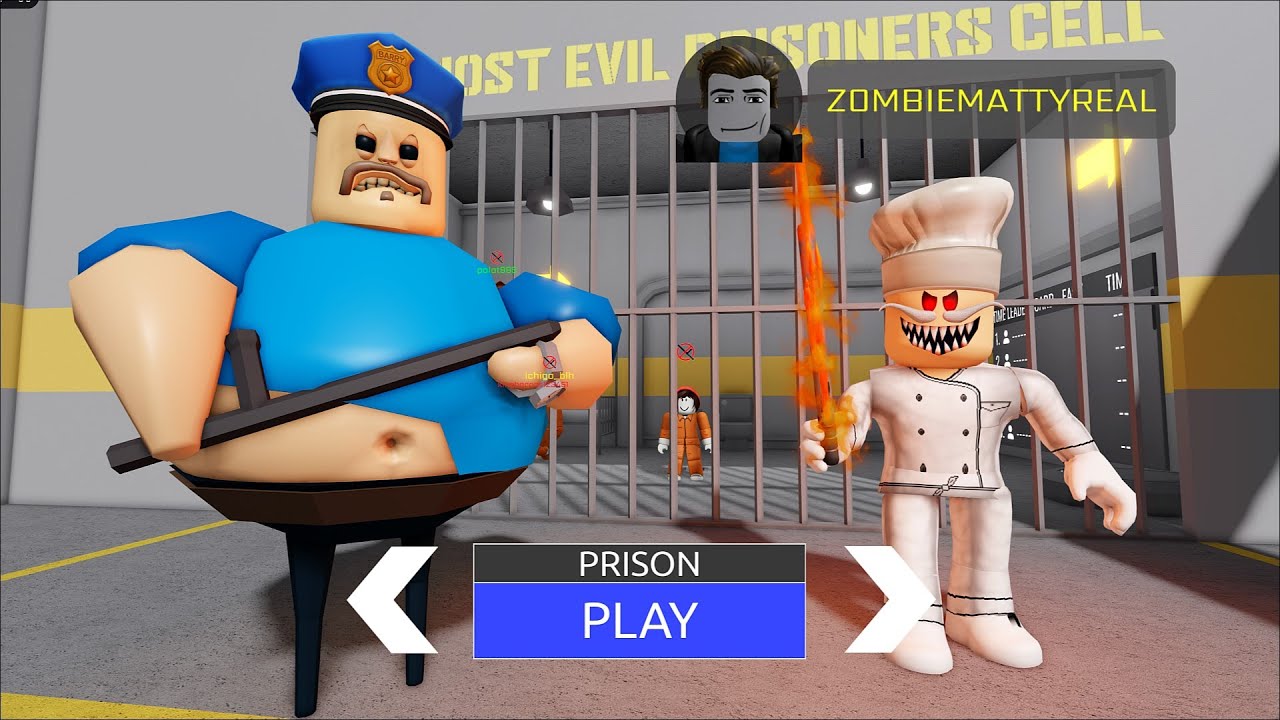 Barry BUYS New FIRE BATON! Barry Prison Run Obby (Roblox) - YouTube