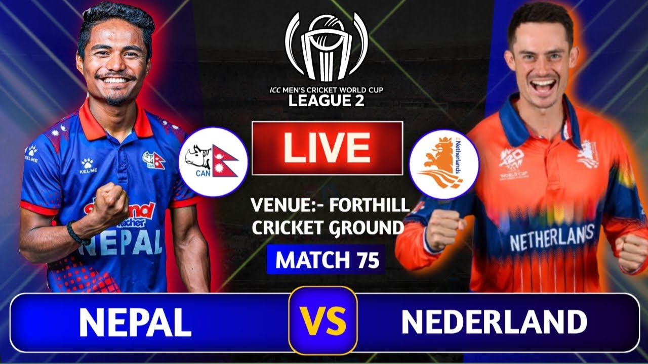 Nepal vs Netherlands Cricket Live Score & Commentary | Nep vs Ned cwc ...