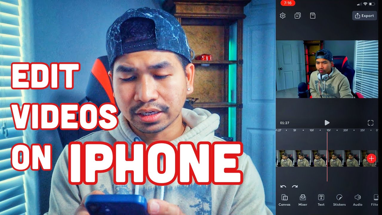 កាត់តវីដេអូតាមទូរស័ព្ទ - How I Edit My Reaction Videos on IPhone | Bong ...