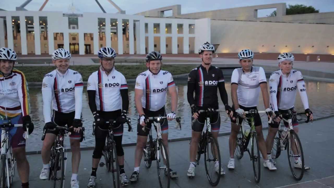 Morning ride with members of the Australian Defence Cycling Club - YouTube