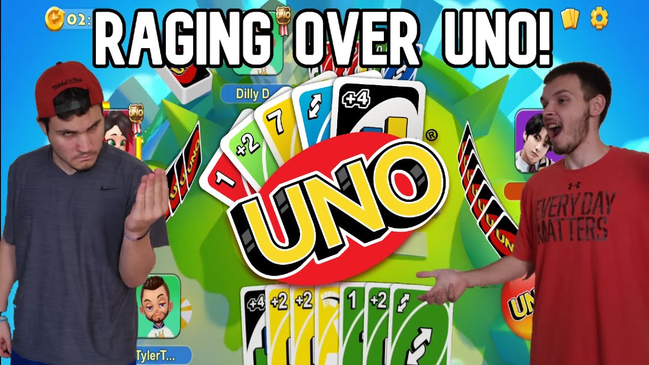 UNO MOBILE: RAGING OVER A GAME OF UNO! - YouTube