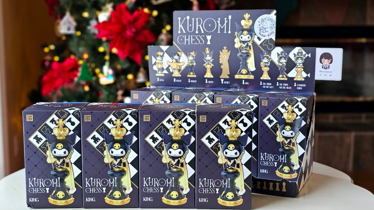 ♟️ Kuromi Chess, blind box case unboxing! - YouTube