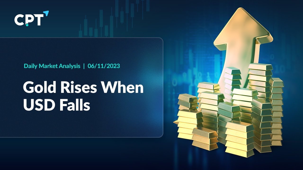 Gold rises when USD falls 📊 - YouTube