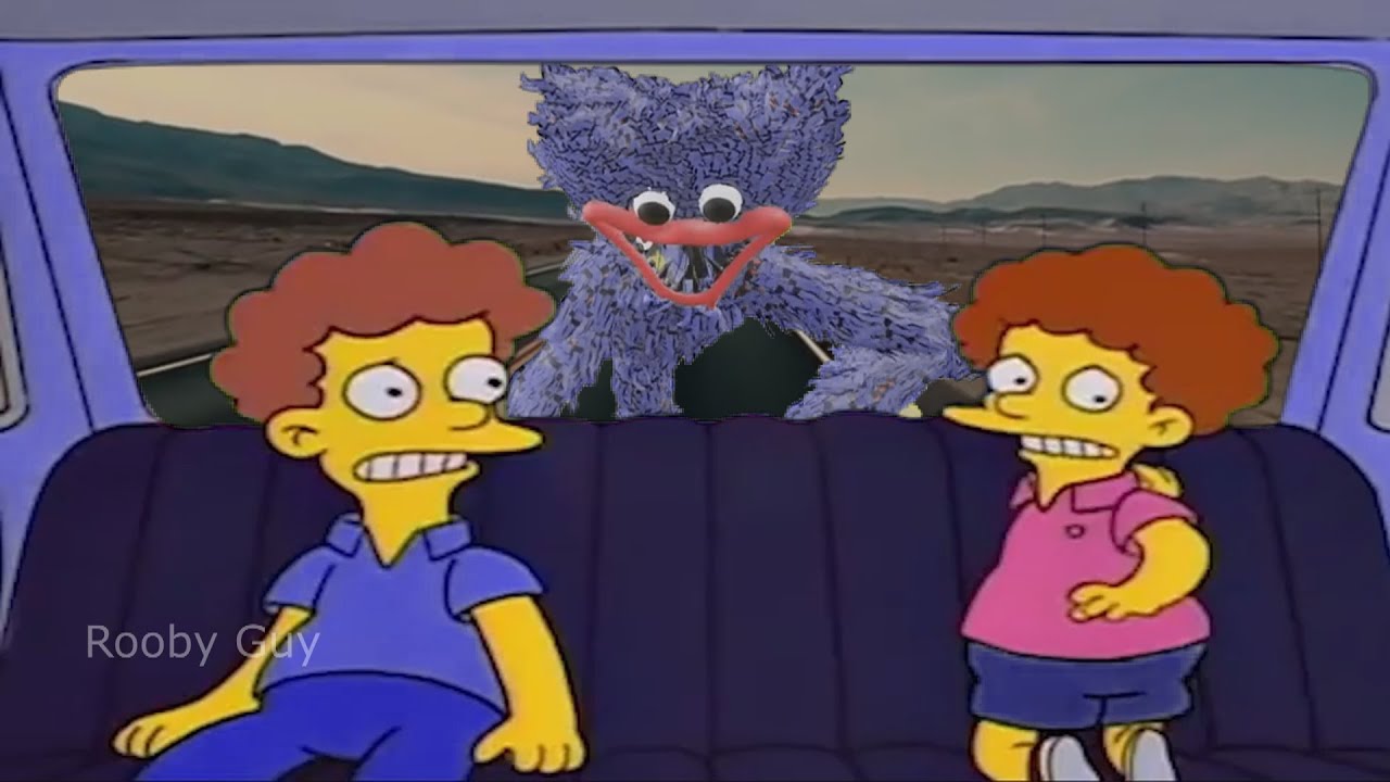 The Simpsons Huggy Wuggy Is Gaining On Us | Trevor Henderson ...