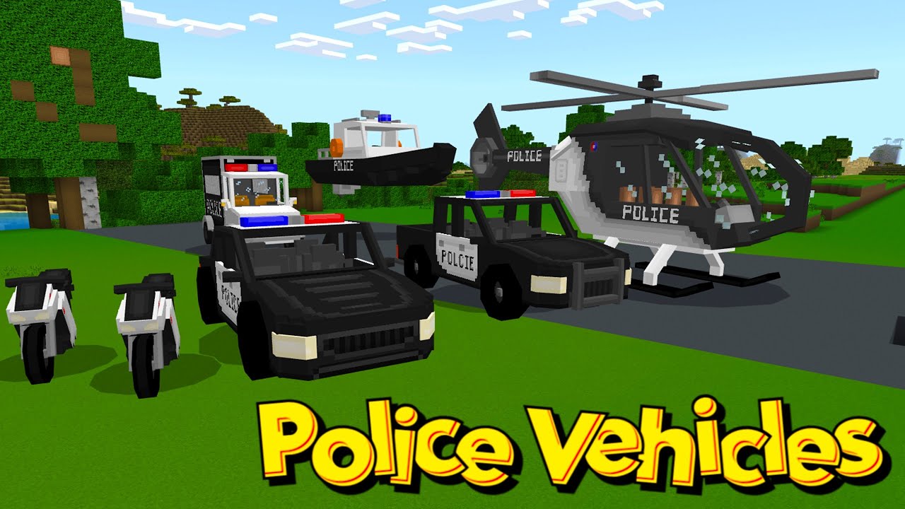 🚓 Patrol Minecraft with the Police Vehicles Mod! 🚨 - YouTube