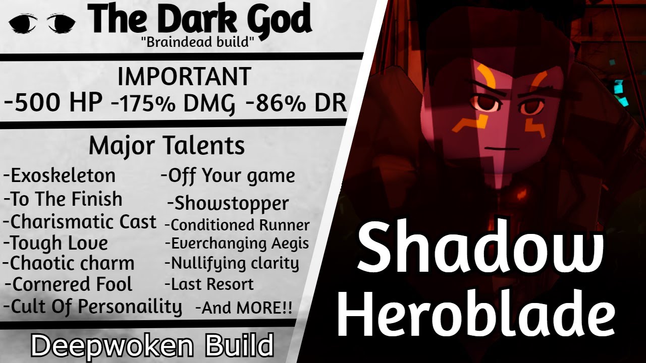 The DARK GOD Heroblade Build! | Deepwoken - YouTube