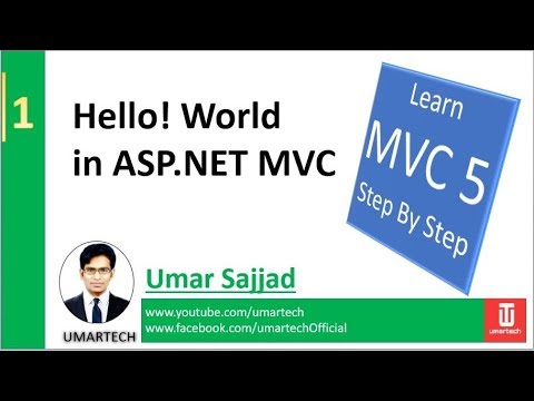 asp.net mvc hello world - YouTube
