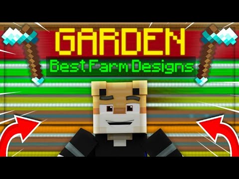 HOW TO BUILD EVERY FARM ON THE (OLD) GARDEN!! -- Hypixel Skyblock - YouTube