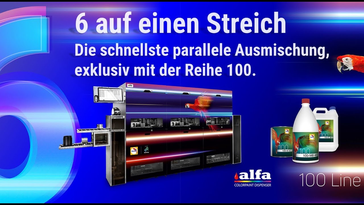Die vollautomatische Mischmaschine Alfa CR4/CR6 powered by Refinity ...