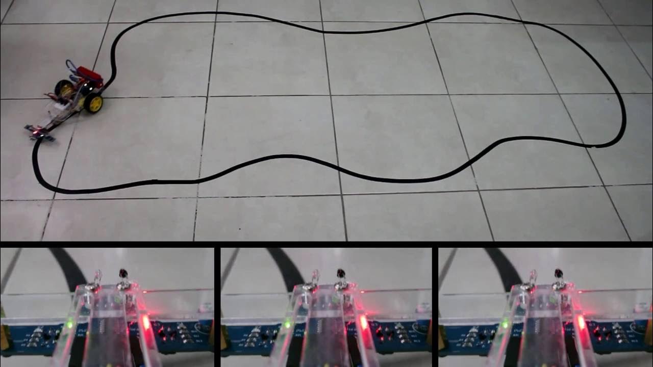 Kit robot seguidor de línea con Arduino - YouTube