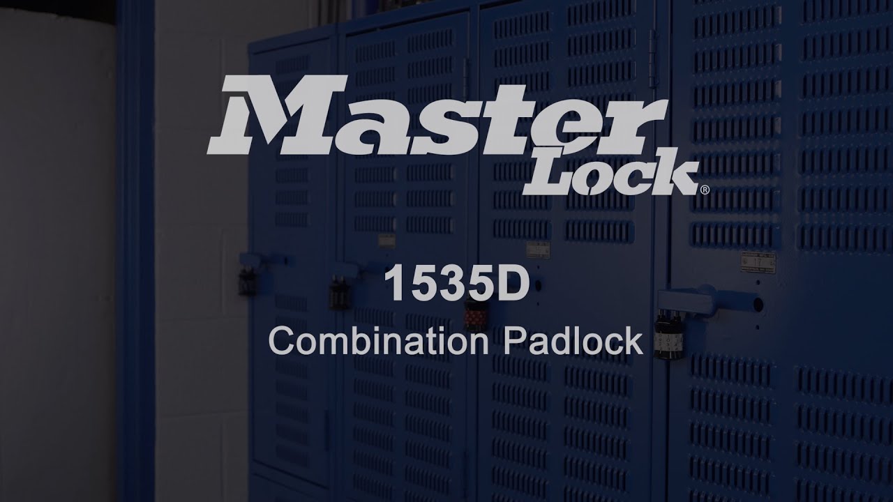 Master Lock 1535D: Features & Benefits - YouTube