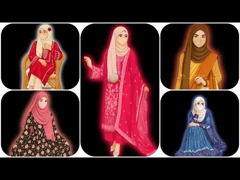 Hijab Cartoon Girl Whatsapp Dpz🦋 ||Cute Animated Hijab Dpz for Insta/Fb|| Hijab Cartoon Profile pics