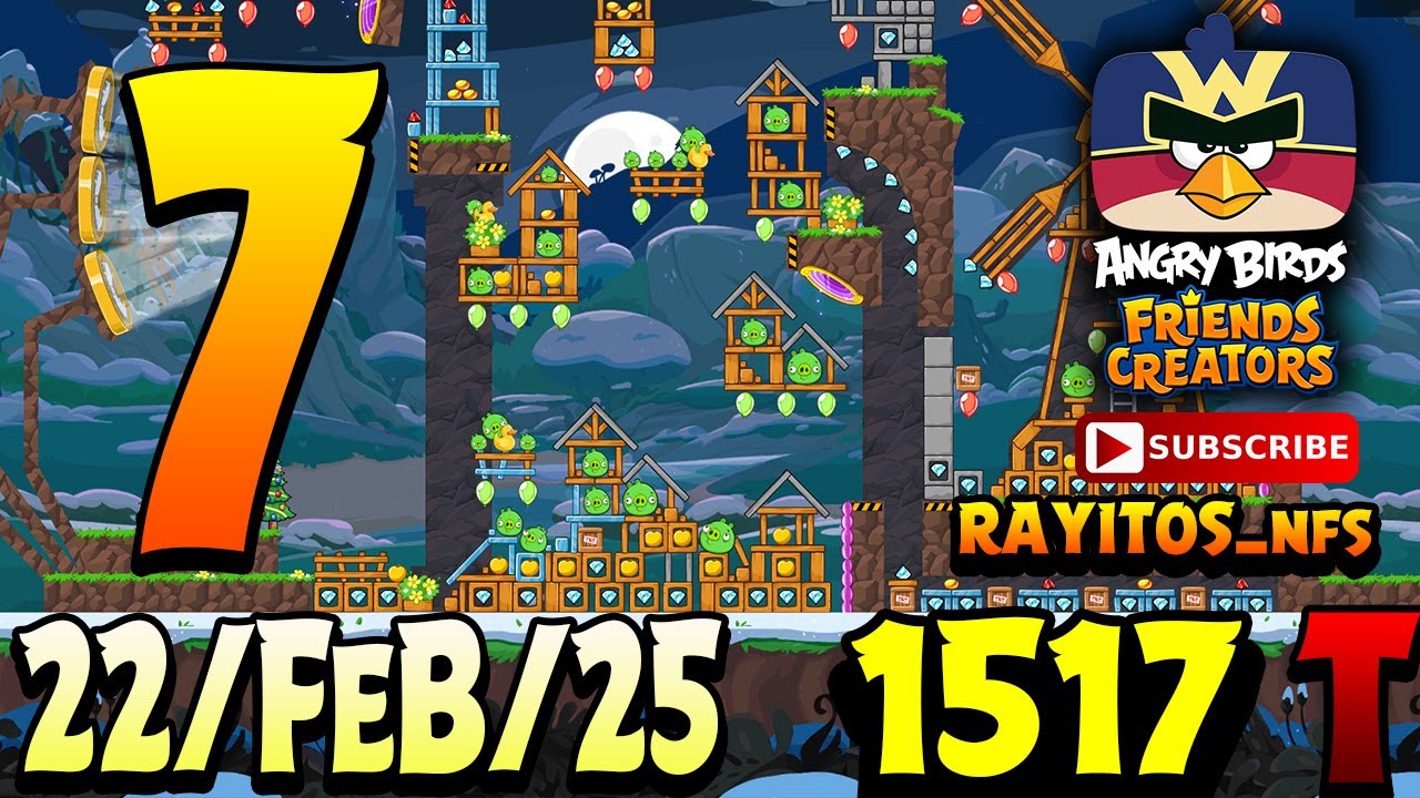 Angry Birds Friends Level 7 Tournament 1517 Highscore POWER-UP ...