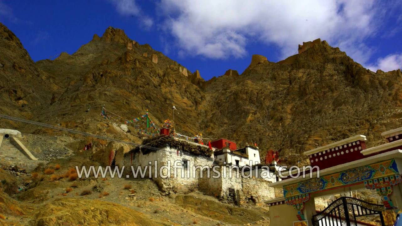 The monastery is known as Crystal Fort in Shelkar, Tibet - YouTube