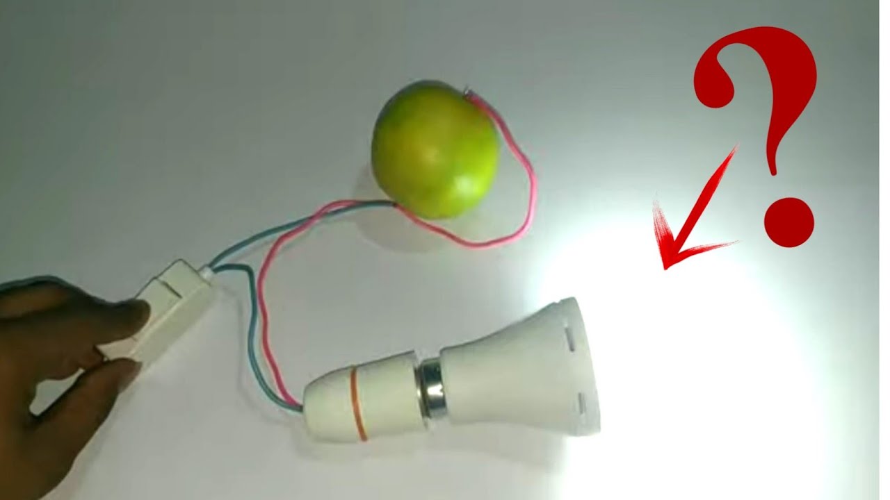 Experiment : Free Energy From Orange | Free Electricity From Orange ...